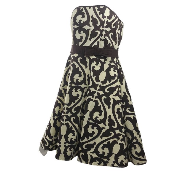 B. Smart | Dresses | B Smart Strapless Cream Tulle Trim Party ...